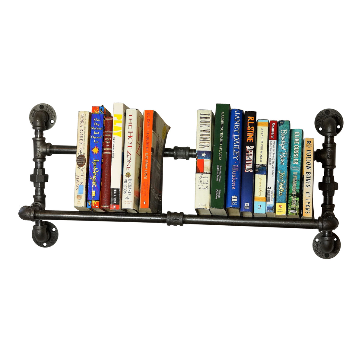 West Winds Iron Pipe Bookcase – Loft Essentials