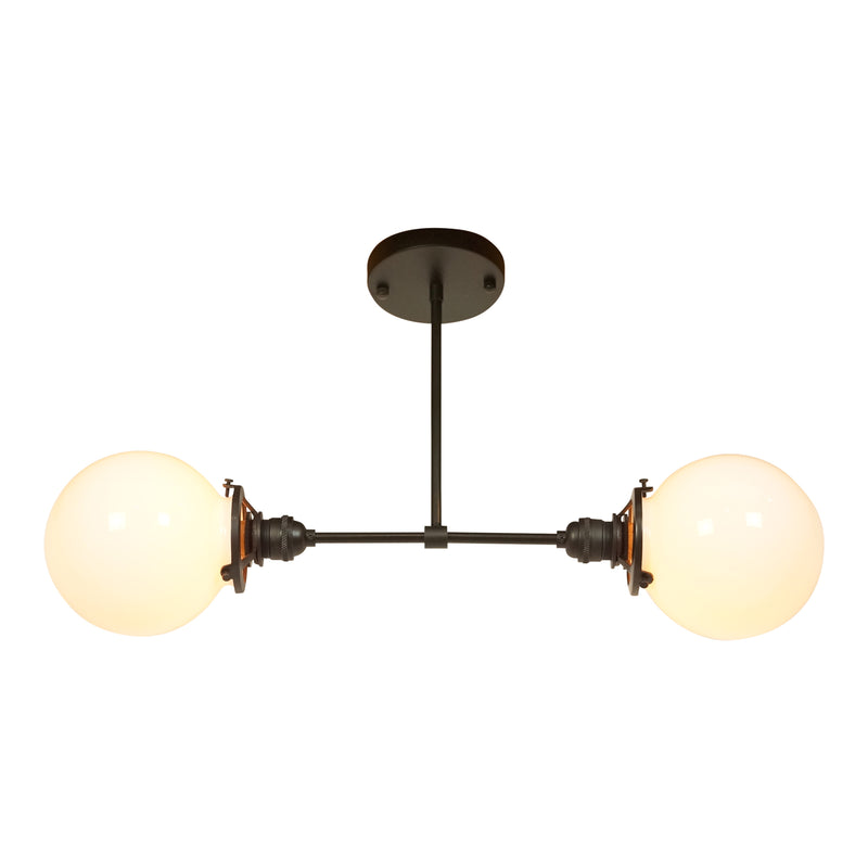 Hampton 2-Light Cluster Globe Pendant – Loft Essentials